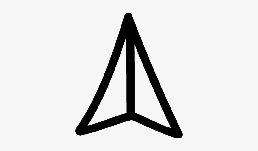 Arrow Pointing Up Hand Drawn Symbol Vector - Arrow PNG Image ...