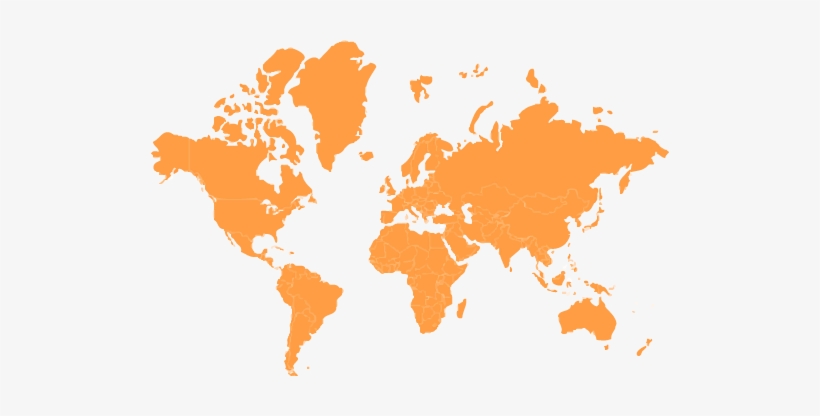 Mapa Mundi - World Map Silhouette PNG Image | Transparent PNG Free ...