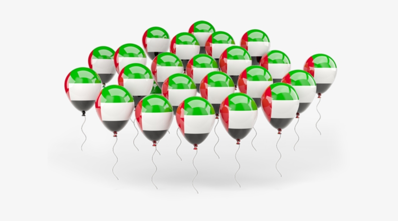 Illustration Of Flag Of United Arab Emirates - Uae Balloon Flag Png PNG ...