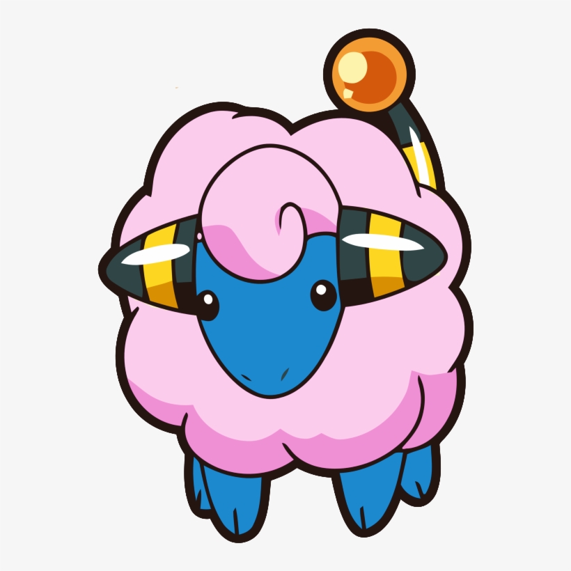 179 Mareep Os2 Shiny - Anime PNG Image | Transparent PNG Free Download ...