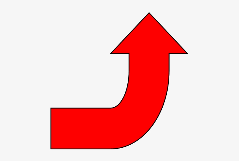 Publish With Glogster - Curve Arrow Right Red PNG Image | Transparent ...
