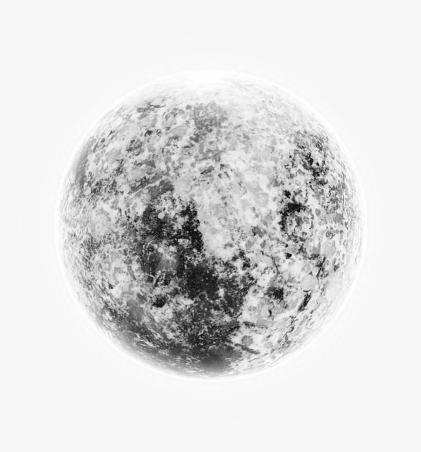 A Glowing Frozen Planet - Ice Planet Transparent Background PNG Image ...