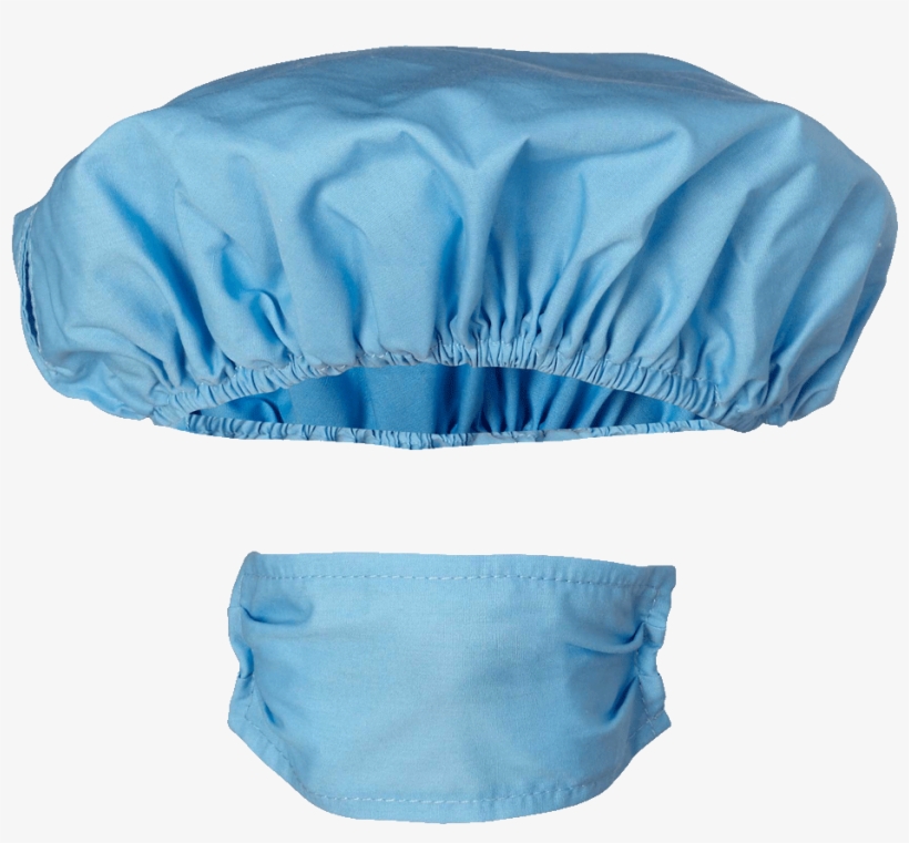 Download Hospital Hat & Mask Set, - Hospital Cap Png | Transparent PNG ...