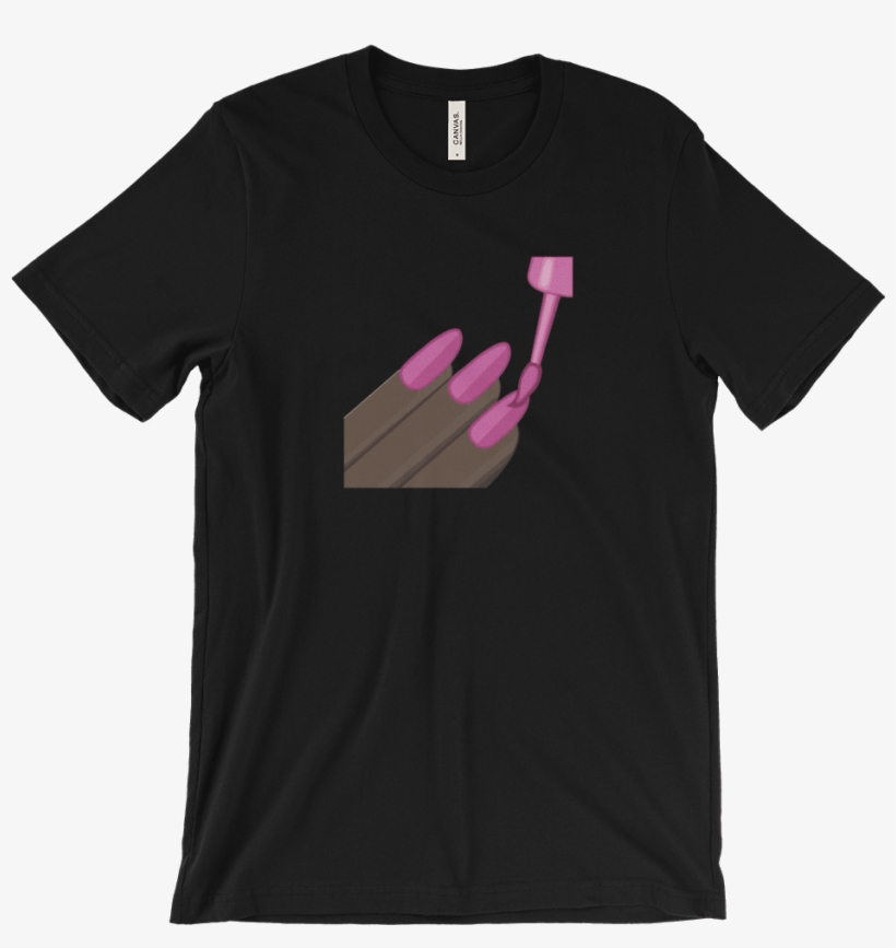 Dark Nail Polish Emoji T Shirts Swish Embassy - Dark Nail Polish Emoji ...