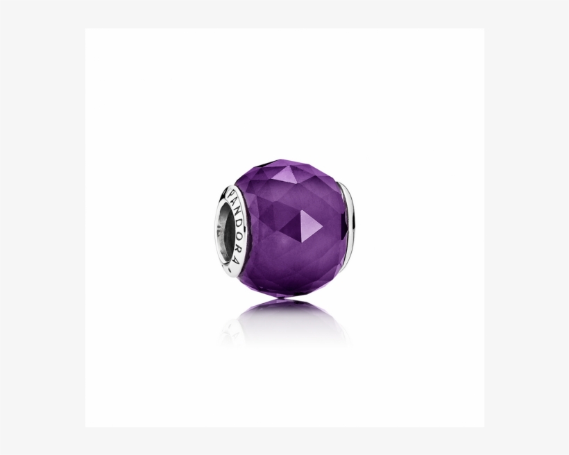 Pandora Geometric Facets Charm, Royal-purple Crystal - Charm Pandora ...