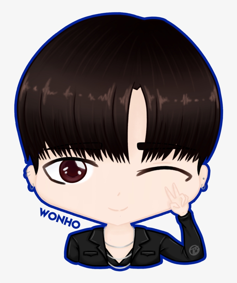 The Last Chibi Of The Amazing Monsta X Chibis I Worked - X PNG Image ...