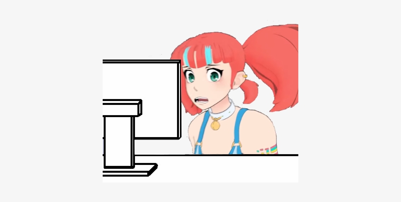 Face Clothing Facial Expression Woman Pink Nose Cheek - Rwby Neon Meme ...