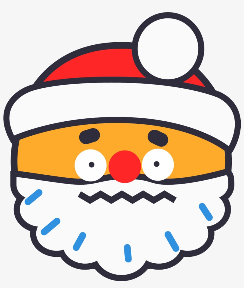 Scared Santa - Santa Claus PNG Image | Transparent PNG Free Download on ...