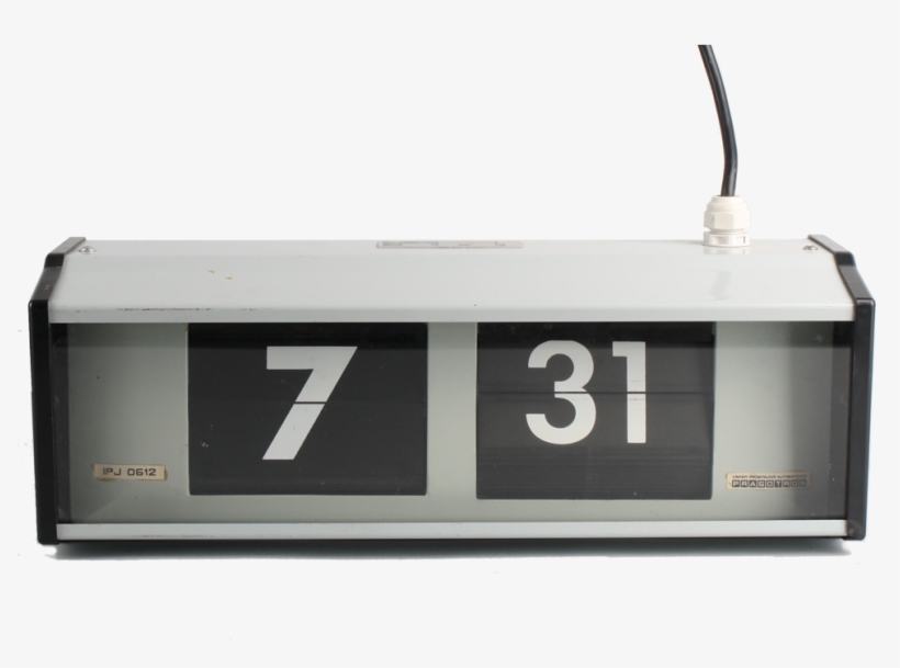 Pragotron Flip Clock - Retro Digital Clock Png PNG Image | Transparent ...