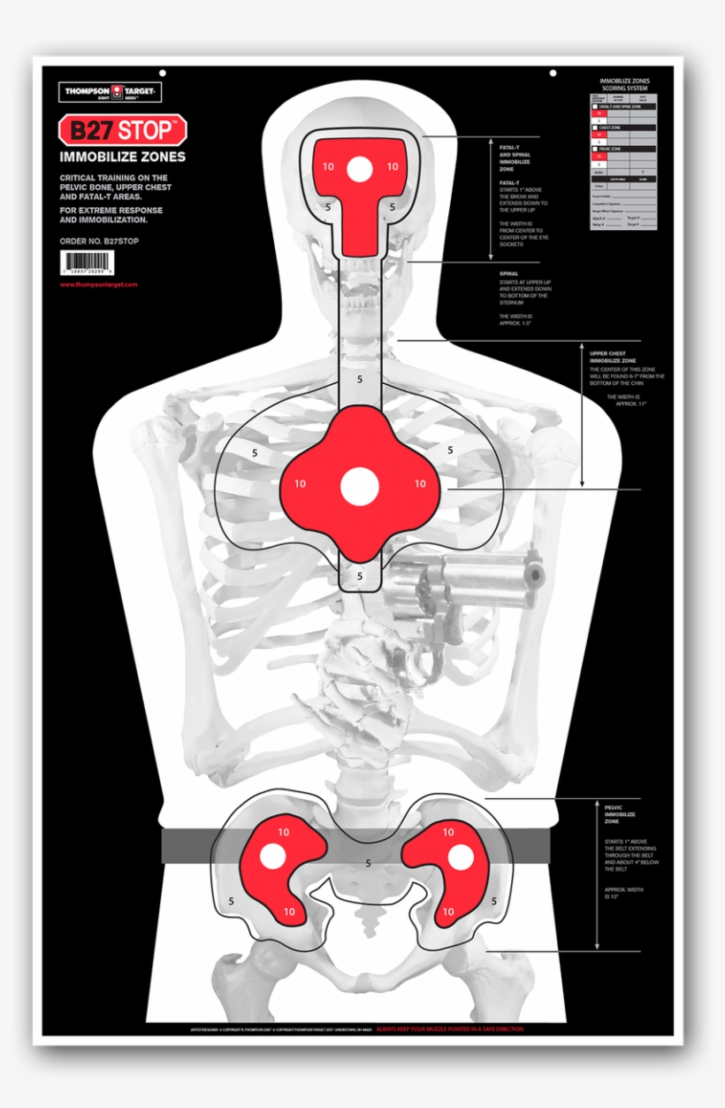 B27stop Silhouette Rifle & Pistol Shooting Targets - Thompson Target ...
