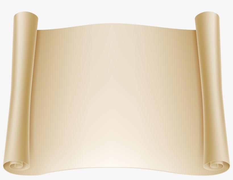 Paper Scroll Png Download - Beige Paper Scroll Transparent Clipart PNG ...
