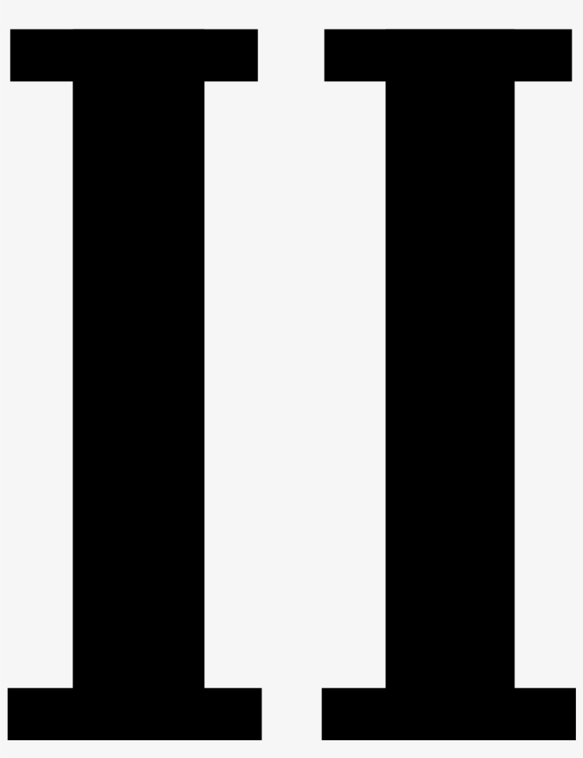 Download Roman Numeral 2 | Transparent PNG Download | SeekPNG