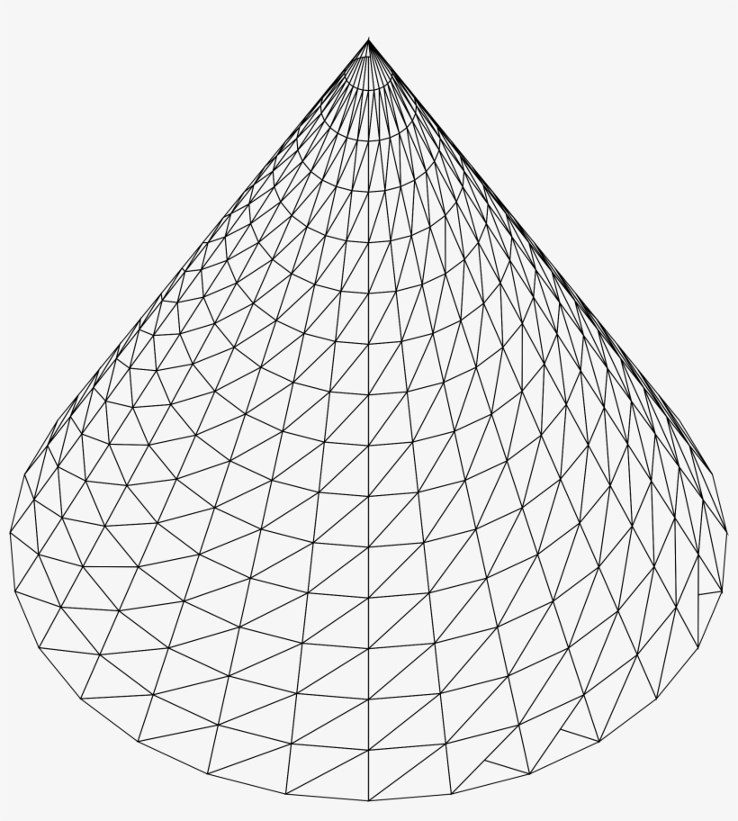 This Free Icons Png Design Of 3d Cone Wireframe PNG Image | Transparent ...