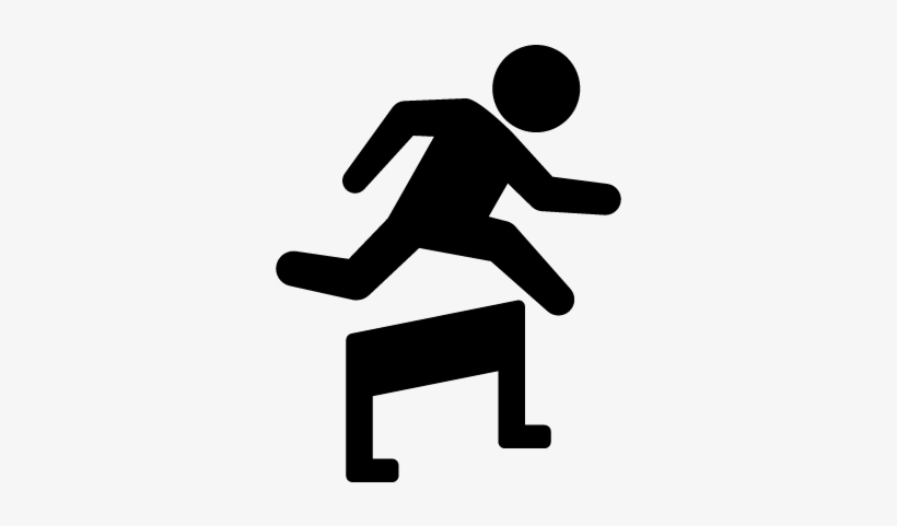New Gymnast Silhouette Clip Art Hurdle Race Free Vectors - Hurdle Icon ...