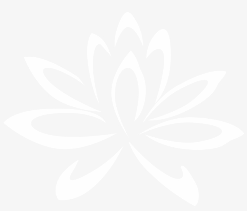 Everlasting Flower Logo White - Everlasting Flower Black And White PNG ...