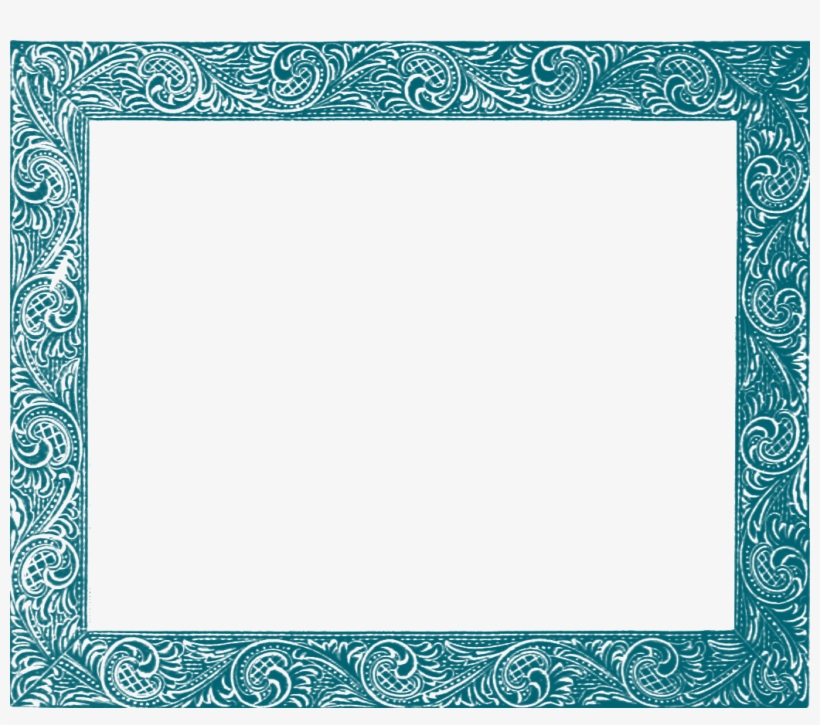 Frame Clipart Teal - Frame Png Free Download PNG Image | Transparent ...