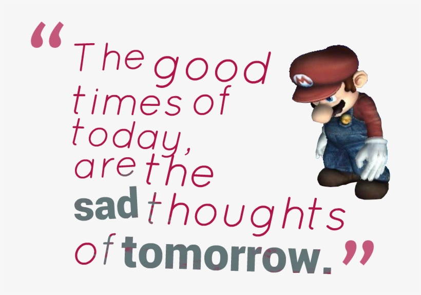 Download Sad Quotes Png Picture - It's A Me Mario Sad | Transparent PNG ...