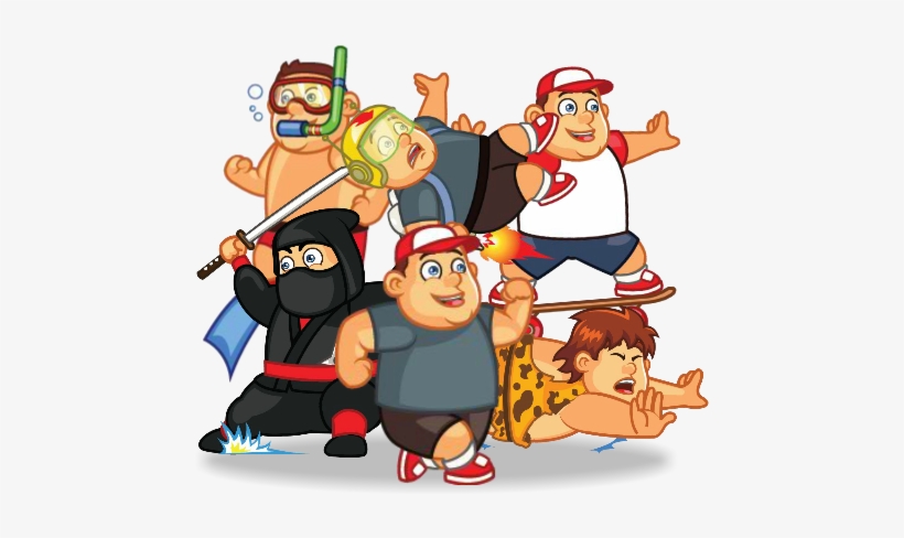 Download Sprites 2d Funny Fat Boy | Transparent PNG Download | SeekPNG
