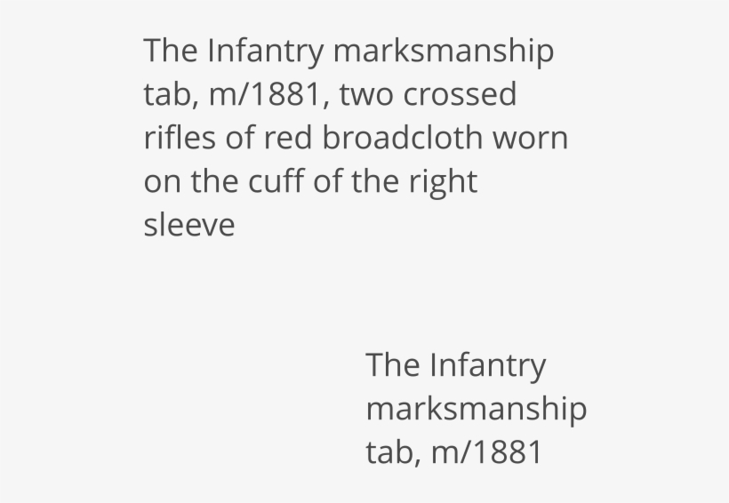 The Infantry Marksmanship Tab, M/1881, Two Crossed - Infantry PNG Image ...