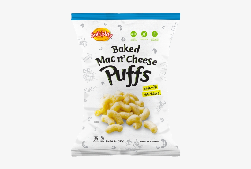 Snikiddy Snacks All Natural Mac N Cheese Puffs - Snikiddy Rice & Corn ...
