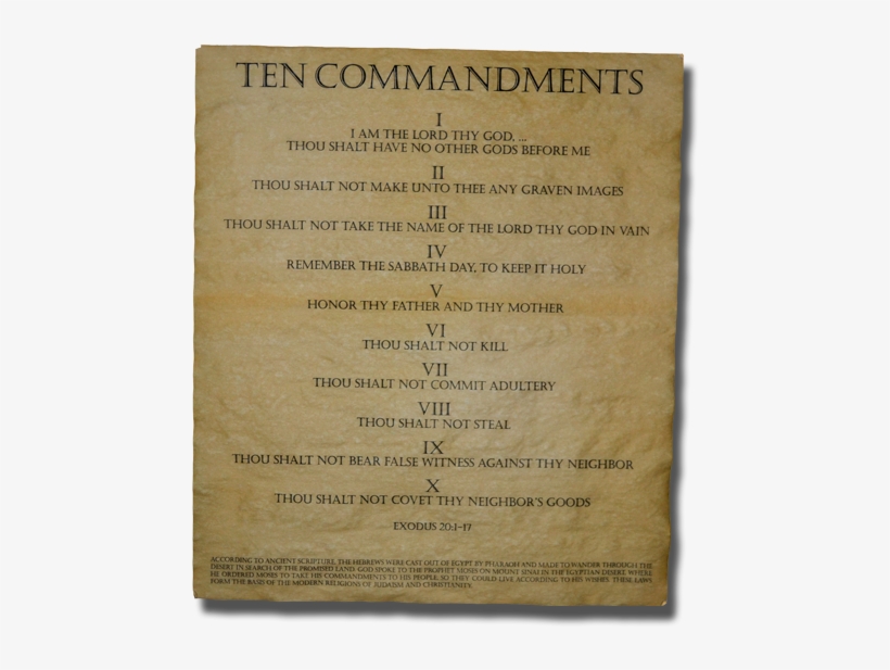 The Ten Commandments - Ten Commandments PNG Image | Transparent PNG ...