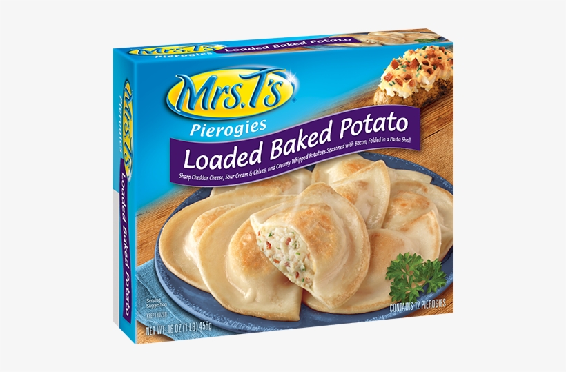 Ingredients - Mrs. Ts Pierogies Loaded Baked Potato Pierogies PNG Image ...