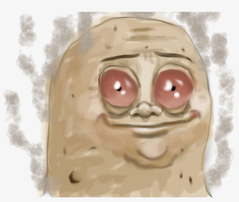 Drawn Potato Baked Potato - Drawing Of A Potato PNG Image | Transparent ...