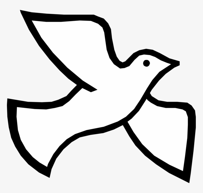 Spirit Vector Image Illustration Of Christian Bird - Holy Spirit Dove ...