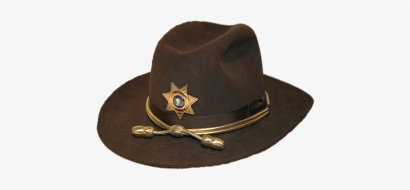Download Brown Sheriff's Hat - Fedora Sheriff Los Angeles | Transparent ...