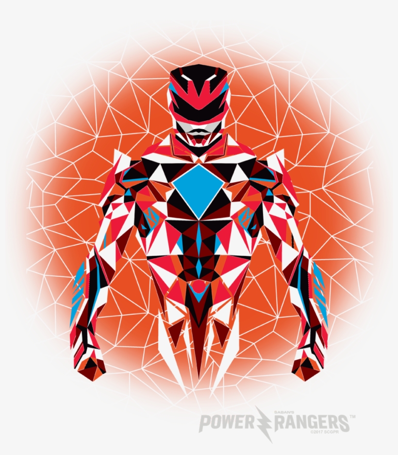 Power Rangers Red Power Ranger Graphic Kid's T-shirt - Illustration PNG ...
