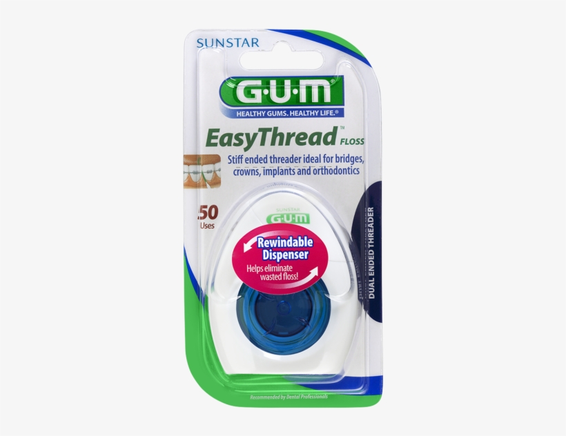 Gum® Easythread™ Floss - Gum Easythread Floss 50 Uses ( Pack Of 6) PNG ...