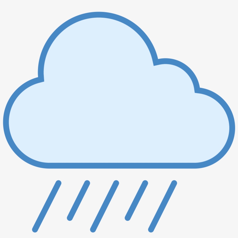 Its An Icon For A Raincloud - Icon PNG Image | Transparent PNG Free ...
