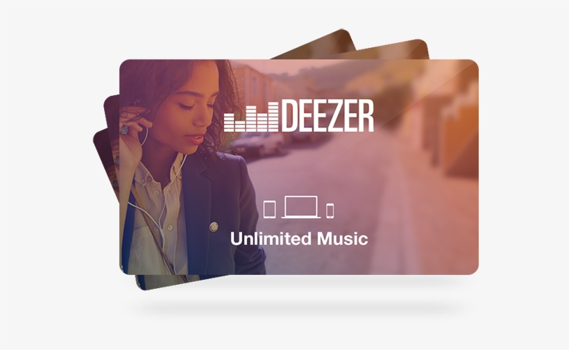 Deezer Gift Card - Deezer Gutschein PNG Image | Transparent PNG Free ...