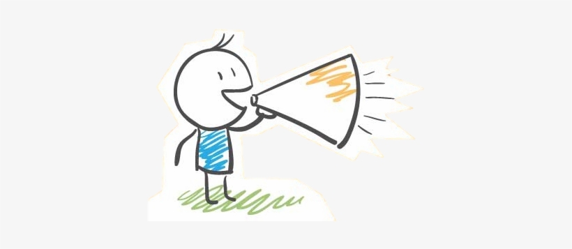 Daily Announcements - Man With Loud Hailer PNG Image | Transparent PNG ...