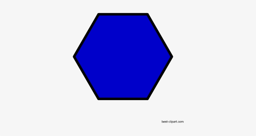 Free Blue Hexagon Clip Art Image PNG Image | Transparent PNG Free ...