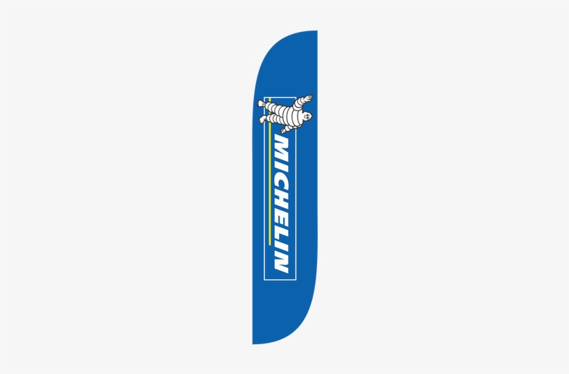 Michelin Tires Feather Flag Blue - Michelin Flag. Sfb-5500 PNG Image ...
