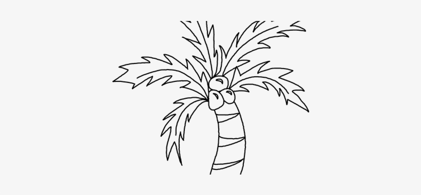 Simple Coconut Tree - Coconut Tree Sketch Png PNG Image | Transparent ...
