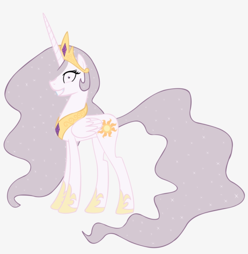 Princess Molestia - Mlp Princess Celestia Mane PNG Image | Transparent ...