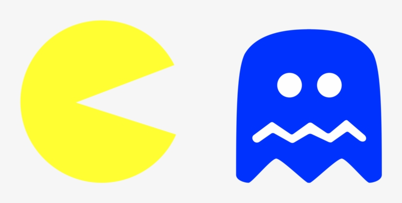 Download Pacman Blue Ghost Png - Pac Man Png Gif | Transparent PNG ...