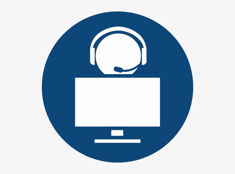 Download Outbound Call Support - Tech Support Icon Blue | Transparent ...
