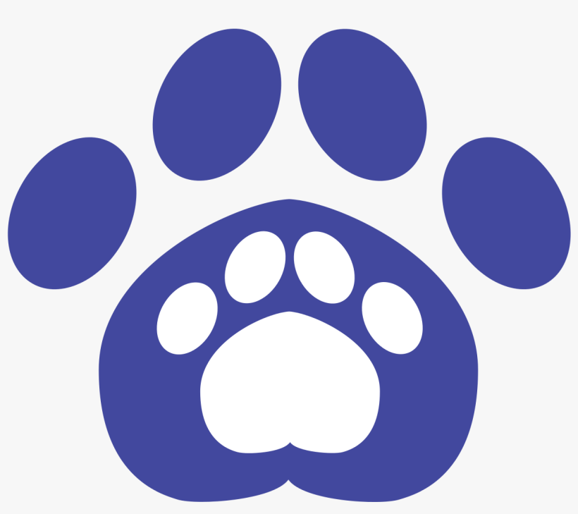 Furry Blue Paw Vector Logo - Furry PNG Image | Transparent PNG Free ...