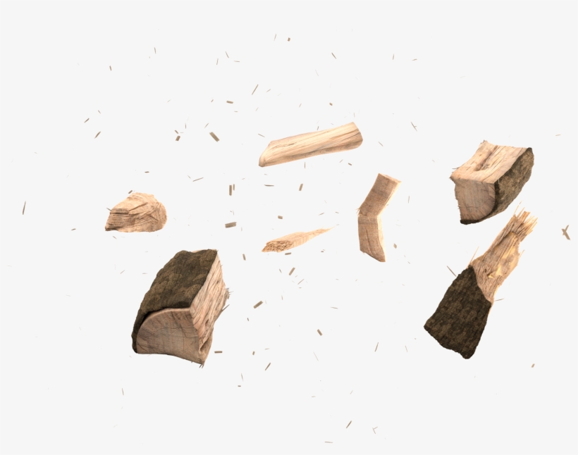 Here Are Some Pieces Of Wood Modeled In Zbrush And - 3d Wood Explosion ...