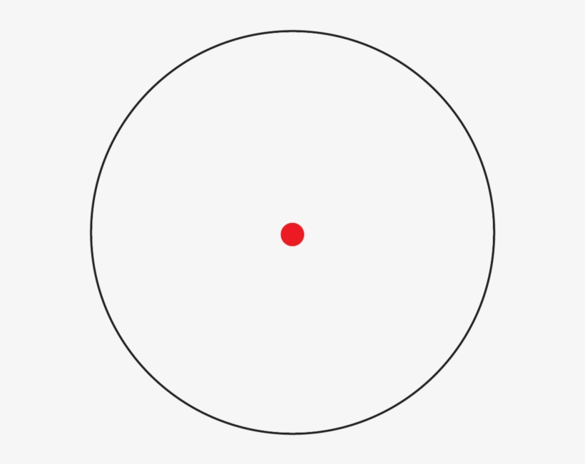 Download Red Dot Reticle Png - Circle | Transparent PNG Download | SeekPNG