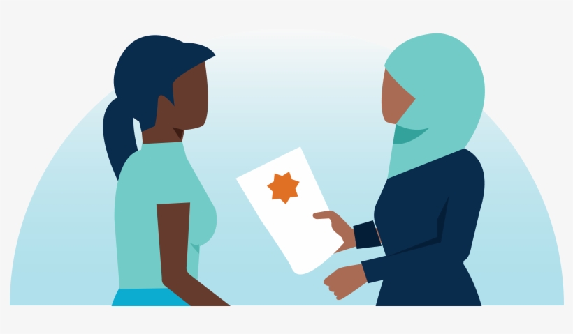 Two People Having A Discussion - Illustration PNG Image | Transparent ...