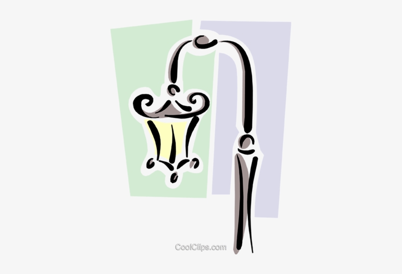 Lamp Post Royalty Free Vector Clip Art Illustration - Lamp Post Clip ...