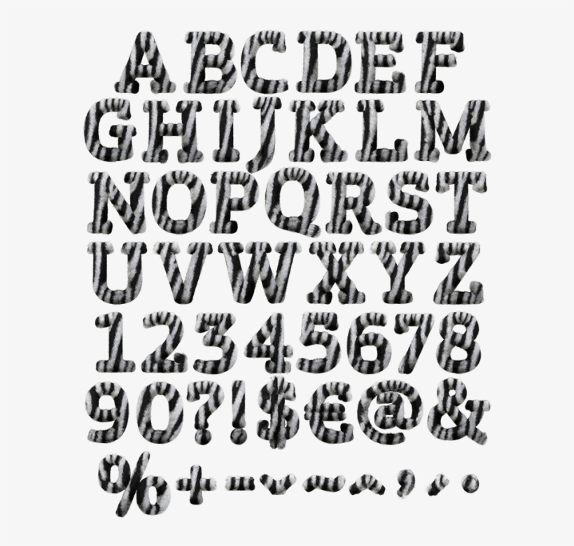 Zebra 0 Font