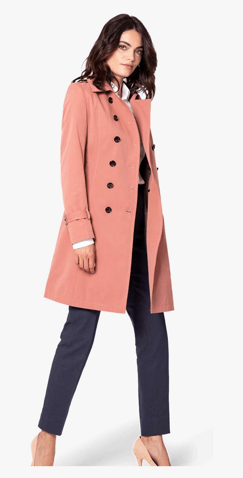 Pink Trenchcoat - Trench Coat PNG Image | Transparent PNG Free Download ...