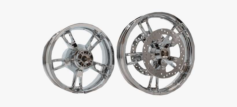 Harley Davidson Motorcycle Chrome Rims - Motorcycle PNG Image ...