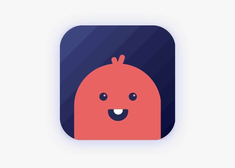 Finally The Face Of The App, A Beautiful App Icon With - Cartoon PNG ...