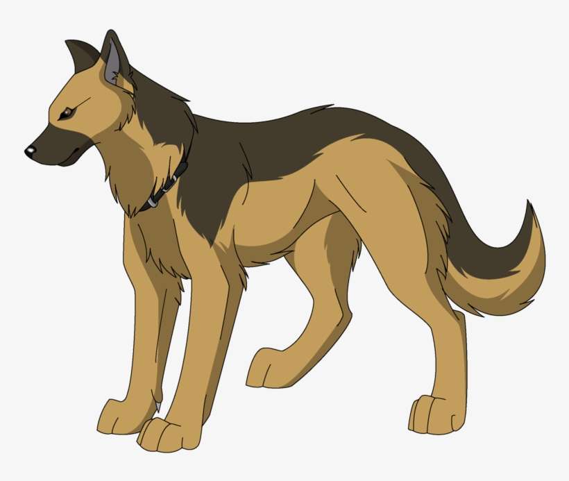 German Shepherd By Inumaru101 On Deviantart - German Shepherd Cartoon ...